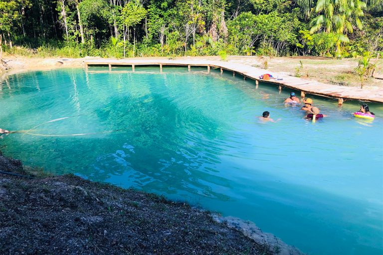 Lagoa Azul, fenômeno natural de Figueiredo. Veja fotos e vídeo